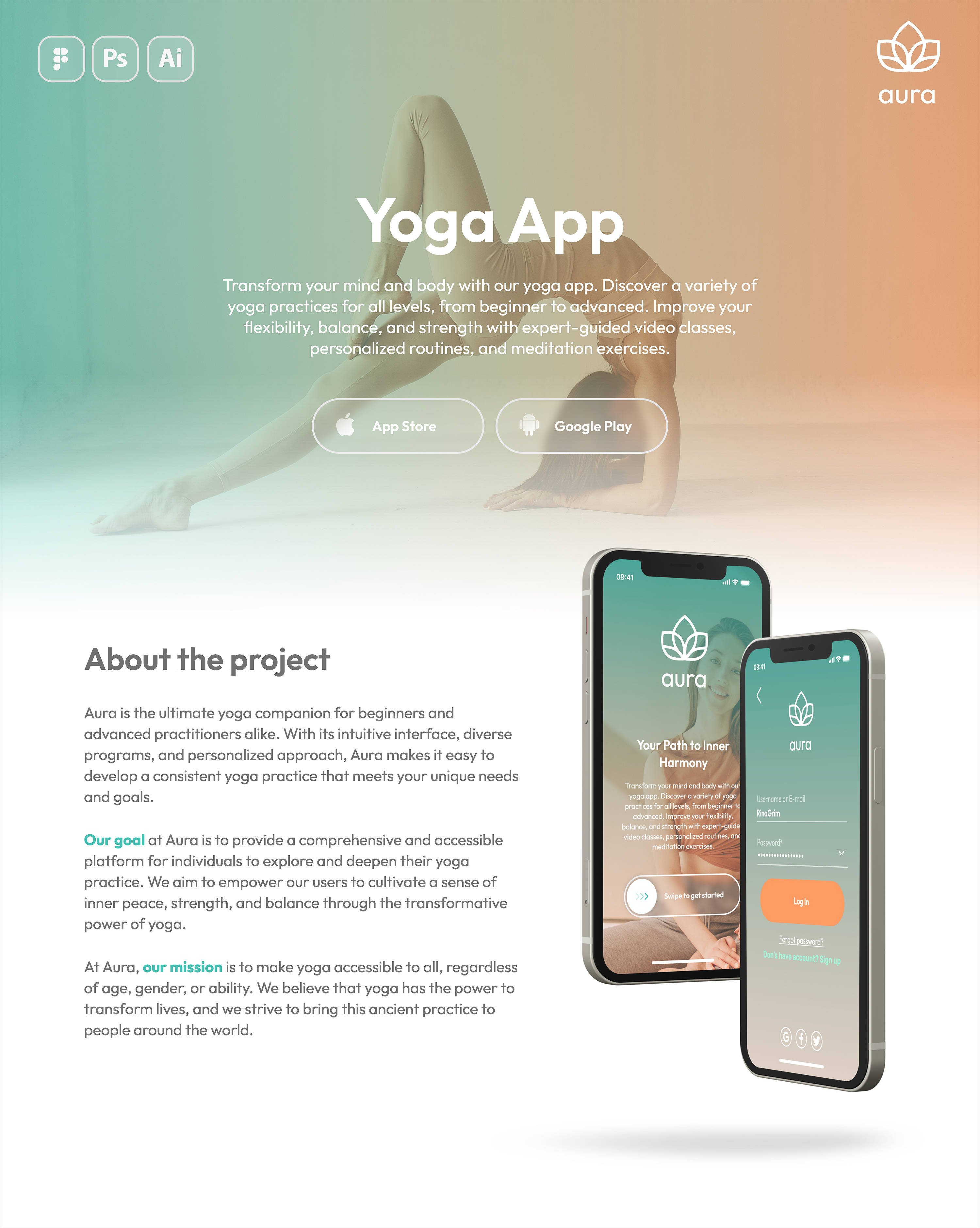Yoga Apps – Arshin Nef Studio